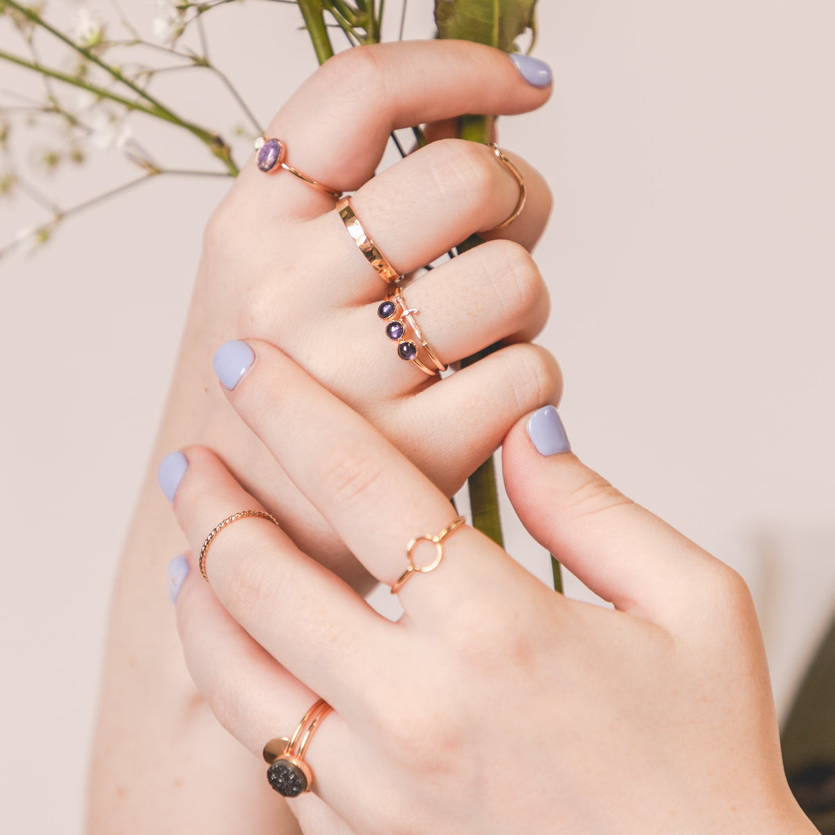 Mineral and Matter Circle Ring