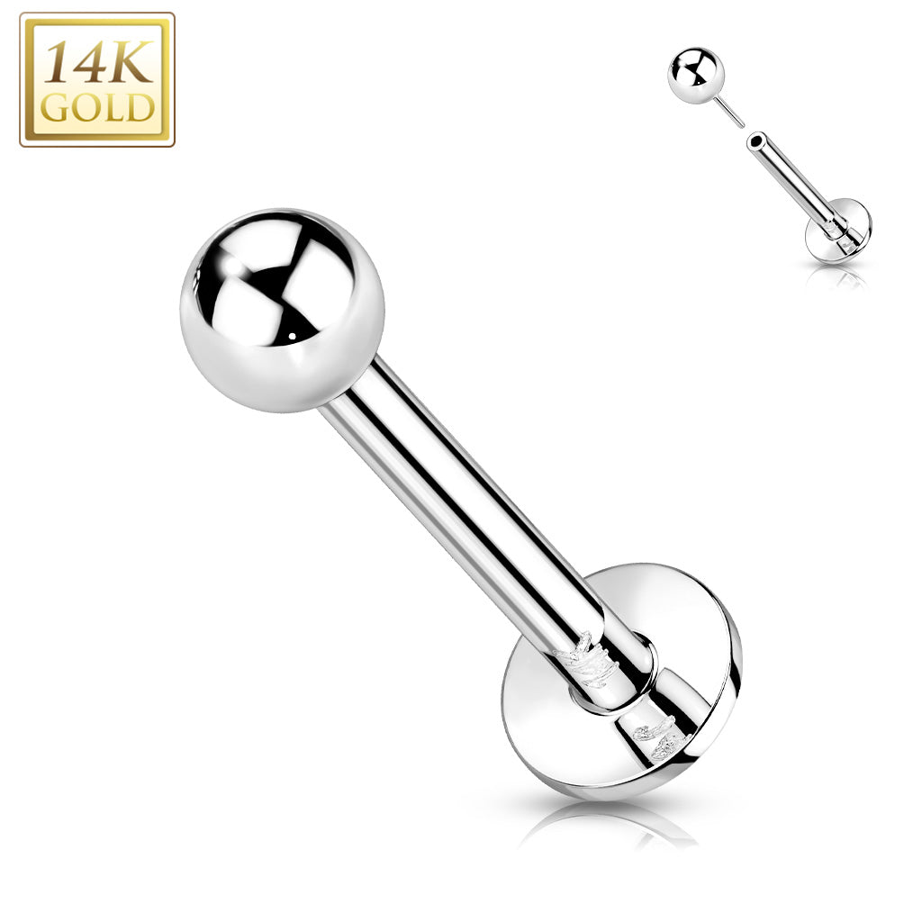 Piercing Earring 3mm Gold Ball Stud – Mineral and Matter