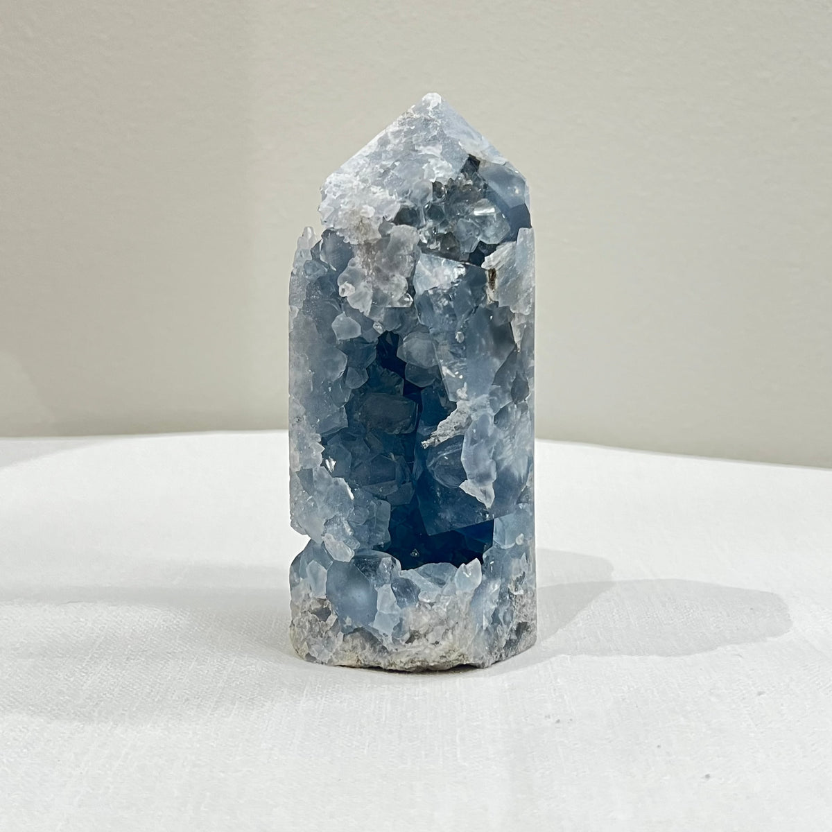 Specimen Blue Celestite Tower – Mineral and Matter