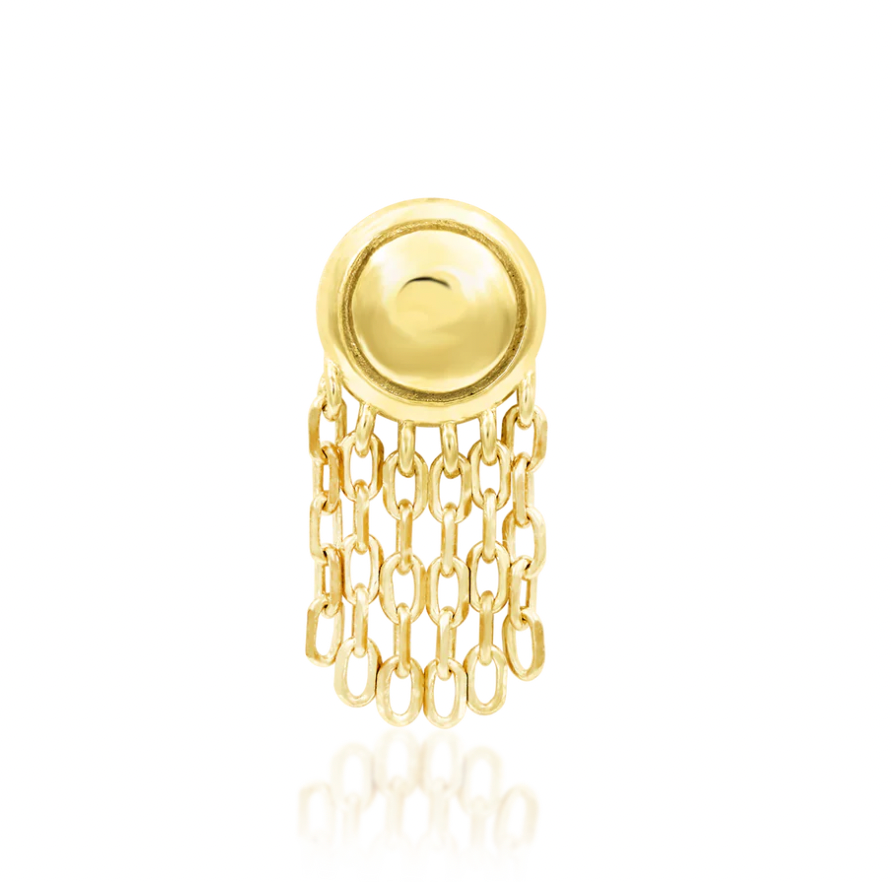 Piercing Earring Charlie Dome with Chains – Mineral and Matter